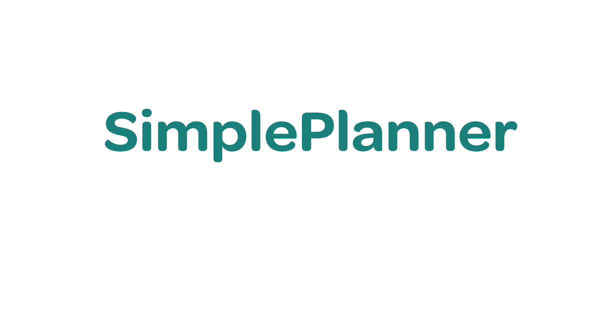 SimplePlanner - organise your life with ease!